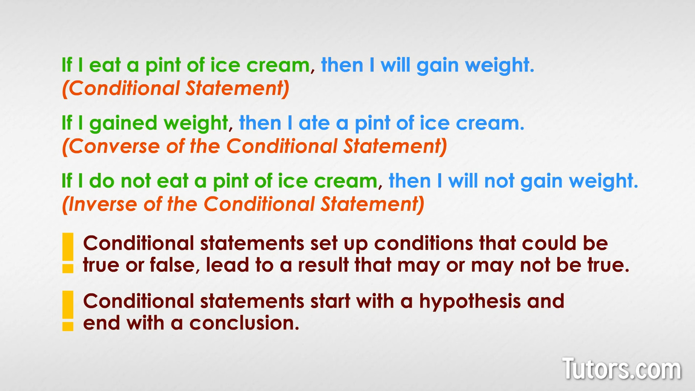 Conditional Statements Easing The Hurry Syndrome 49 OFF