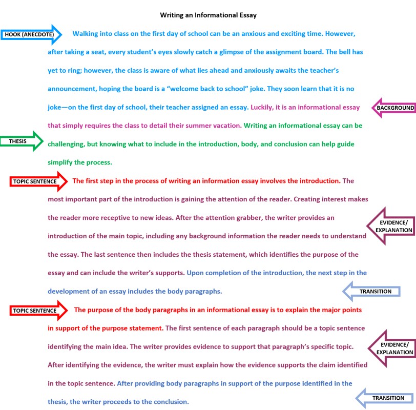 Informative Essay Purpose Structure And Examples