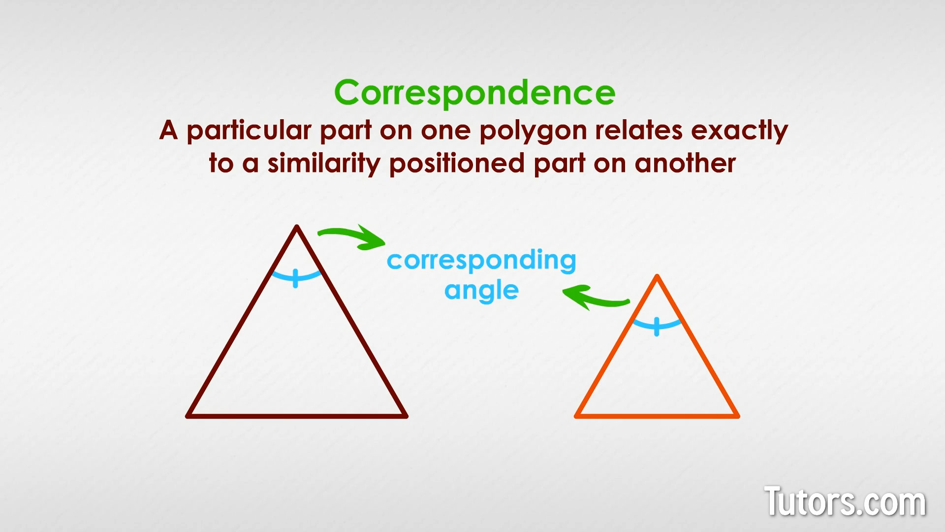 Corresponding Parts Definition Corresponding Parts Definition